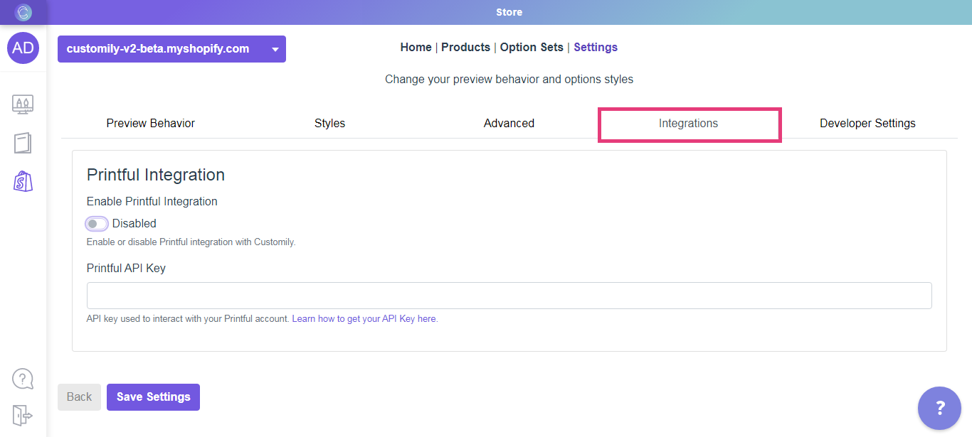 Linking Customily with Printful for Shopify – Customily