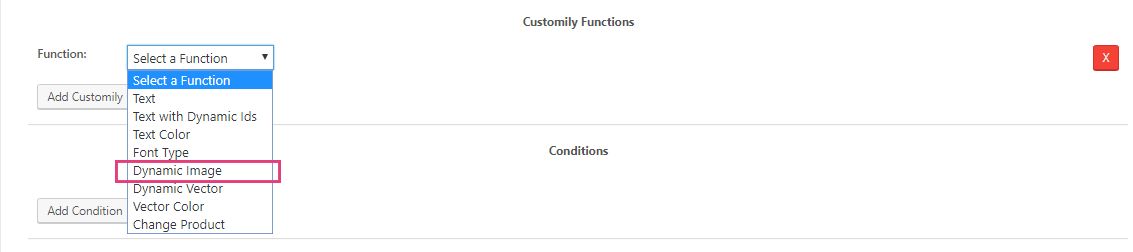 Change Dynamic Image Function – Customily