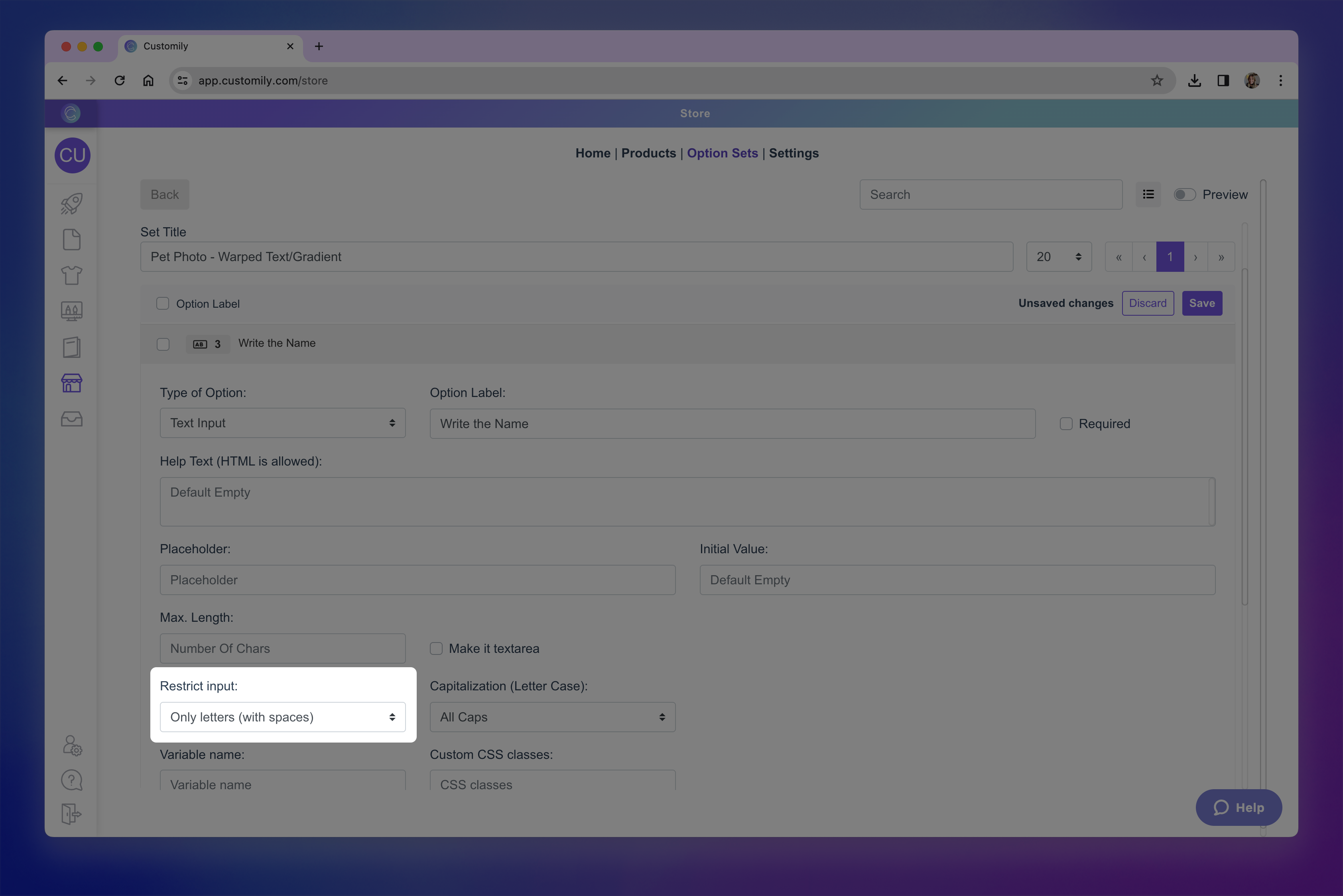 How to Limit Characters in a Text Field (and also restrict inputs) – Customily