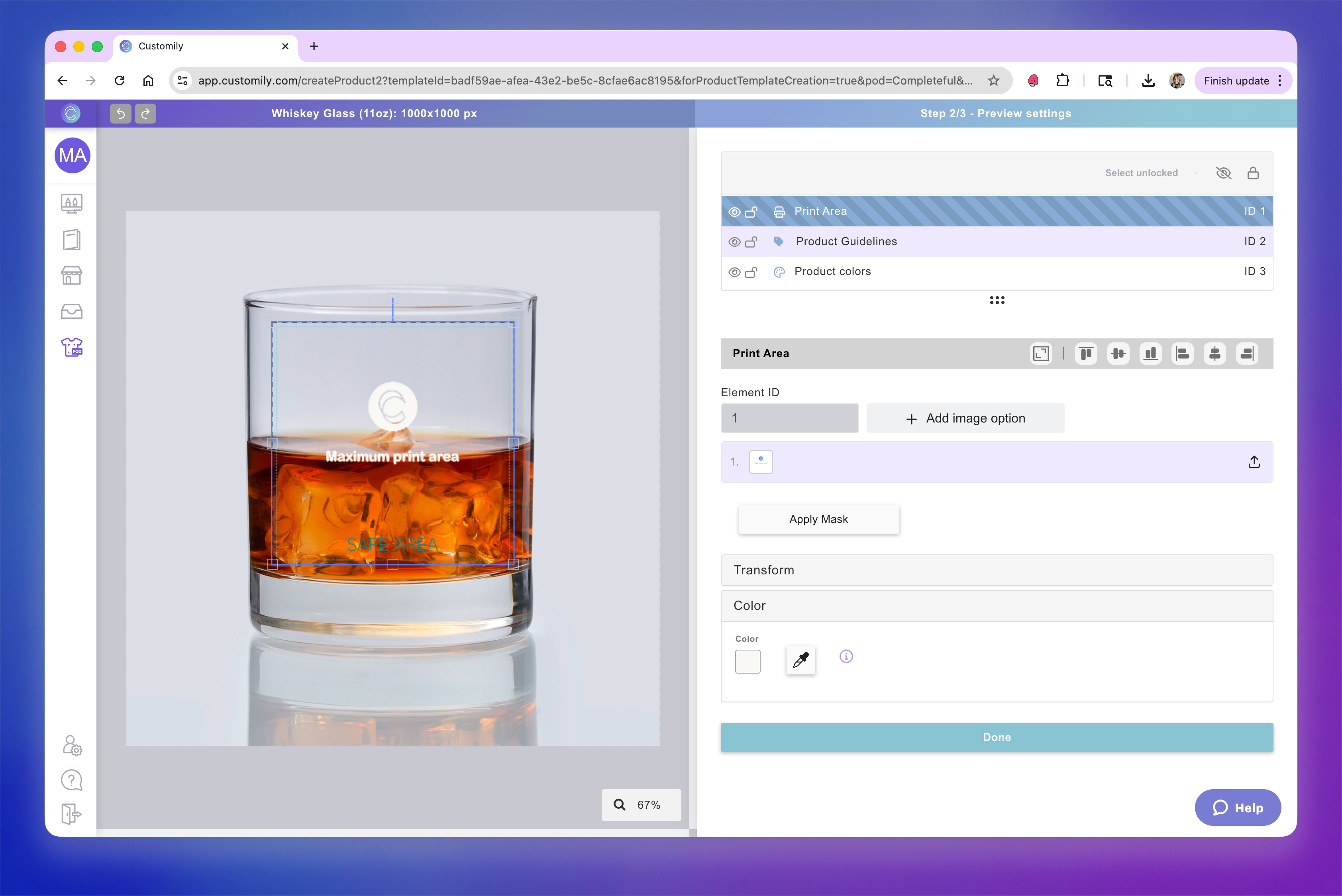 How to create a POD Product Base for Engraving – Customily
